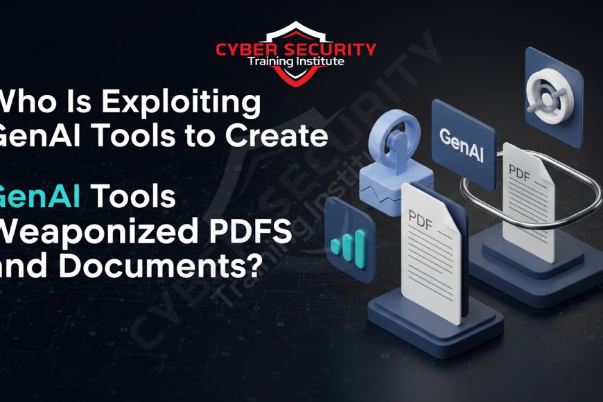 Who Is Exploiting GenAI Tools to Create Weaponized PDFs and Documents ...