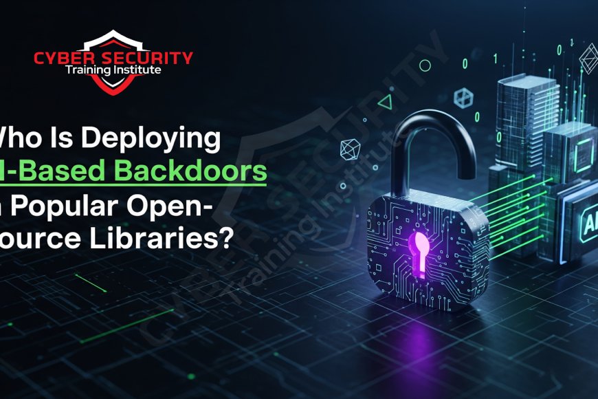 Who Is Deploying AI-Based Backdoors in Popular Open-Source Libraries ...